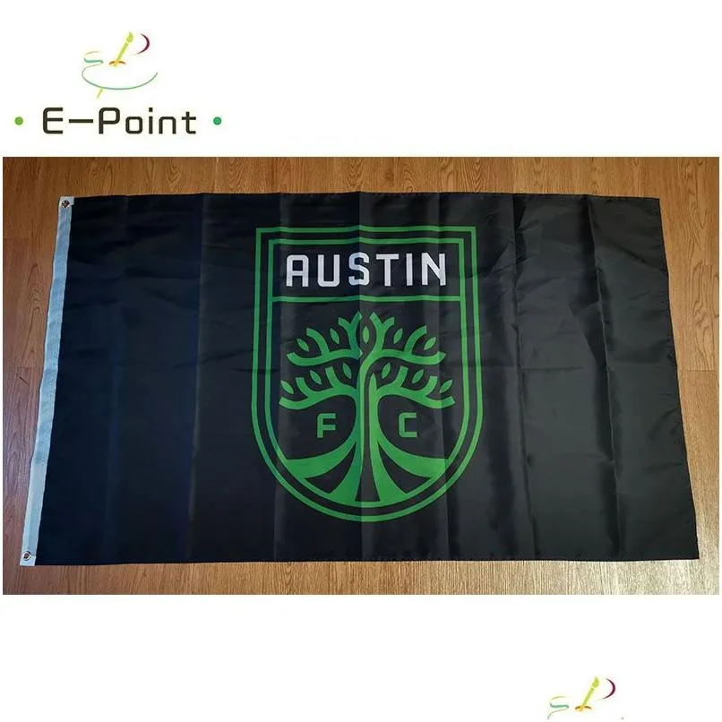 Austin Fc Custom Polyester Flags 3x5ft 90cm X 150cm Polyester ...