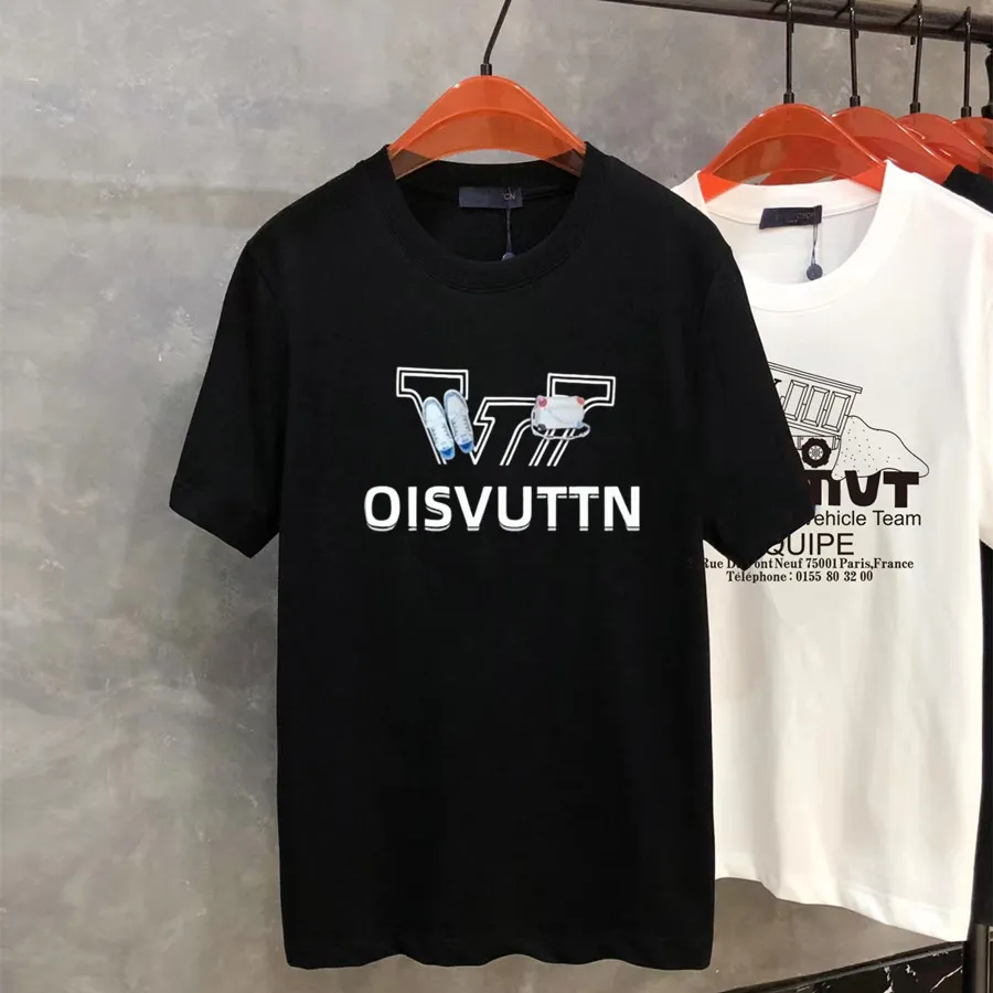 Luxury Mens Designer Vltn T Shirt Thick Cotton Printed, Loose Fit ...