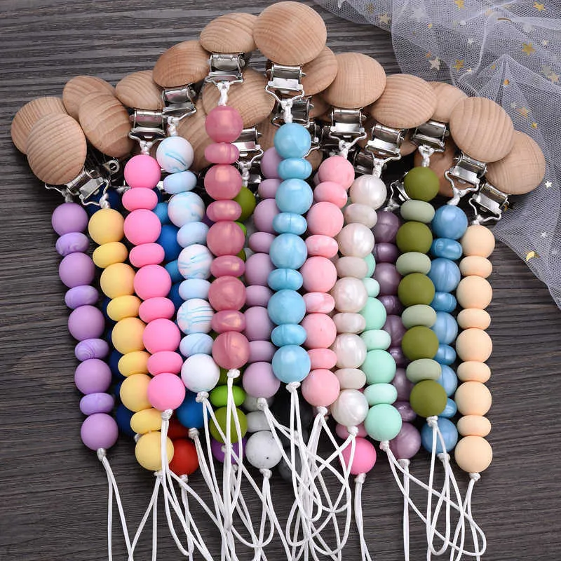 DHgate.com:Silicone Baby Teething Toys, 5 Pack BPA-Free Pacifier Clips ...