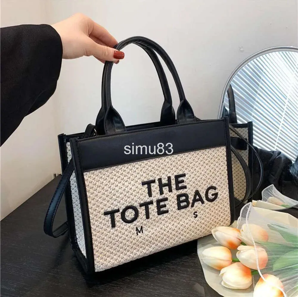 Designer Mini Weave Tote Bag Luxury Shoulder Beach Bag For Women And ...