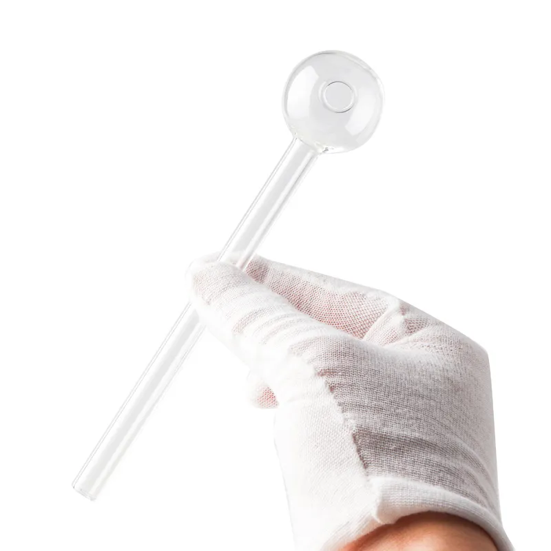 6Inch15cm Clear Glass Oil Burner Pipe Cheap Glass Water Pipes Bubbler ...