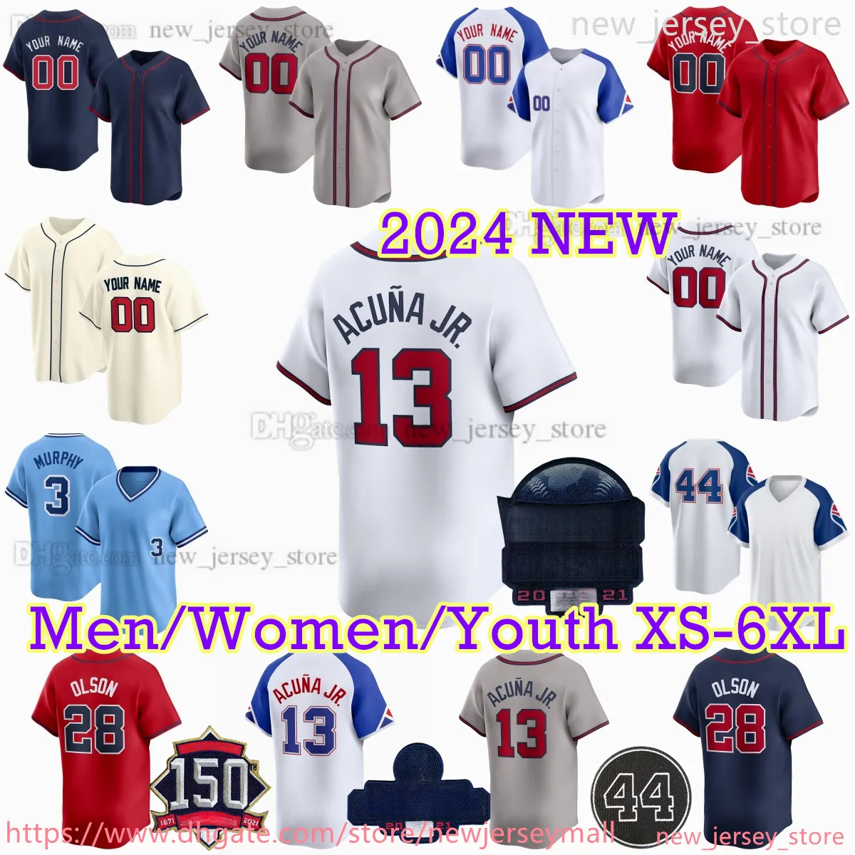 Jerseys For Baseball, Customizable Baseball Fan Apparel XS 6XL: Season ...