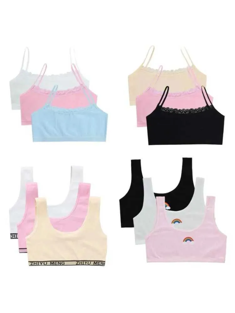 DHgate.com:Teen Girls Cotton Camisole Bra Tube Tops, 4-Pack, Soft ...