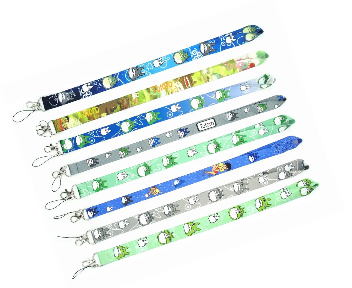 10 Retro Totoro Neck Strap Ghostface Lanyard For Keys Keychain, ID ...