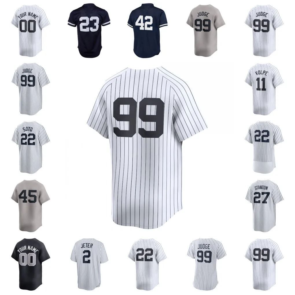 Official Aaron Judge Pinstripe Baseball Uniforms Featuring Stanton ...