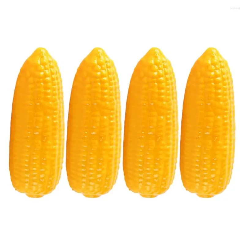 Artificial Corn Stalks - Lifelike Plastic Cob Fake Realistic Vegetable ...