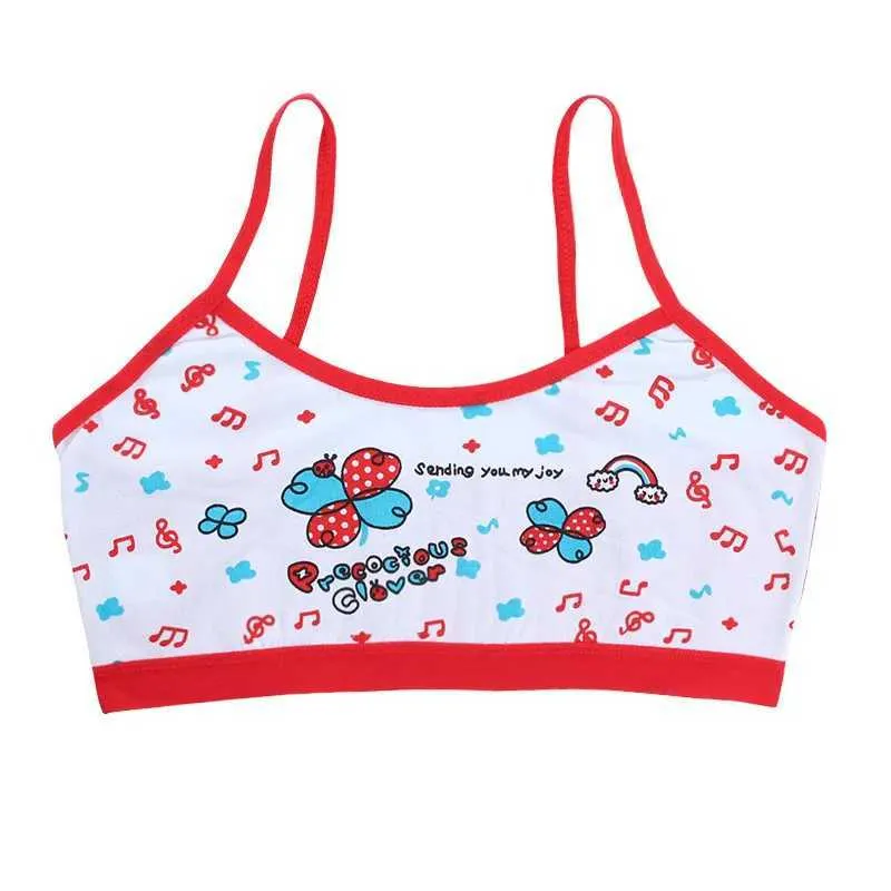 Lace Camisole Tank Tops: Girls' Training Bra With Cartoon Panda ...