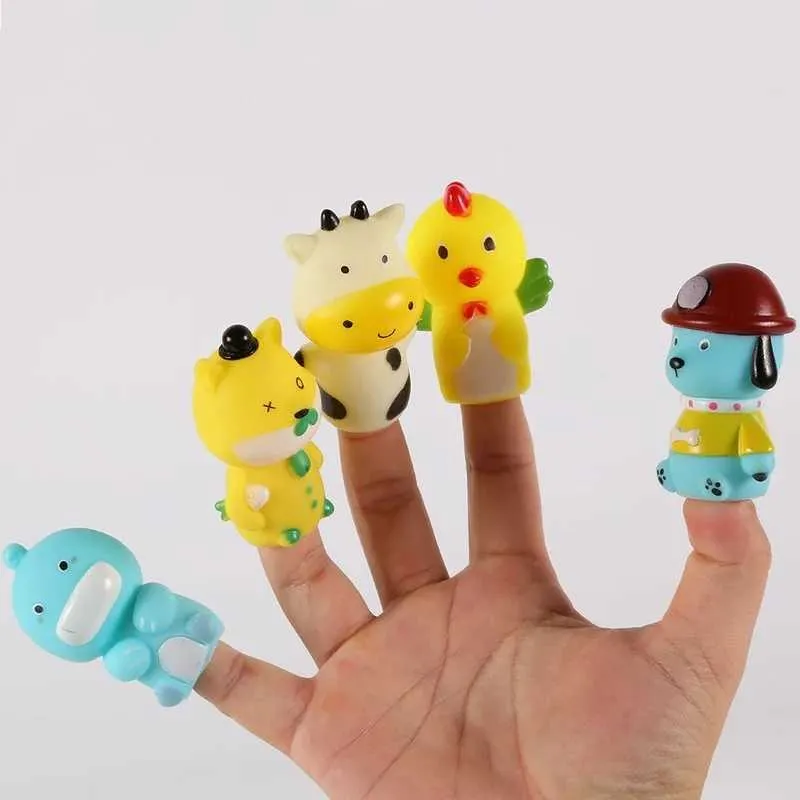 DHgate.com:31BCGZ Colorful Rubber Finger Puppets for Childrens Creative ...