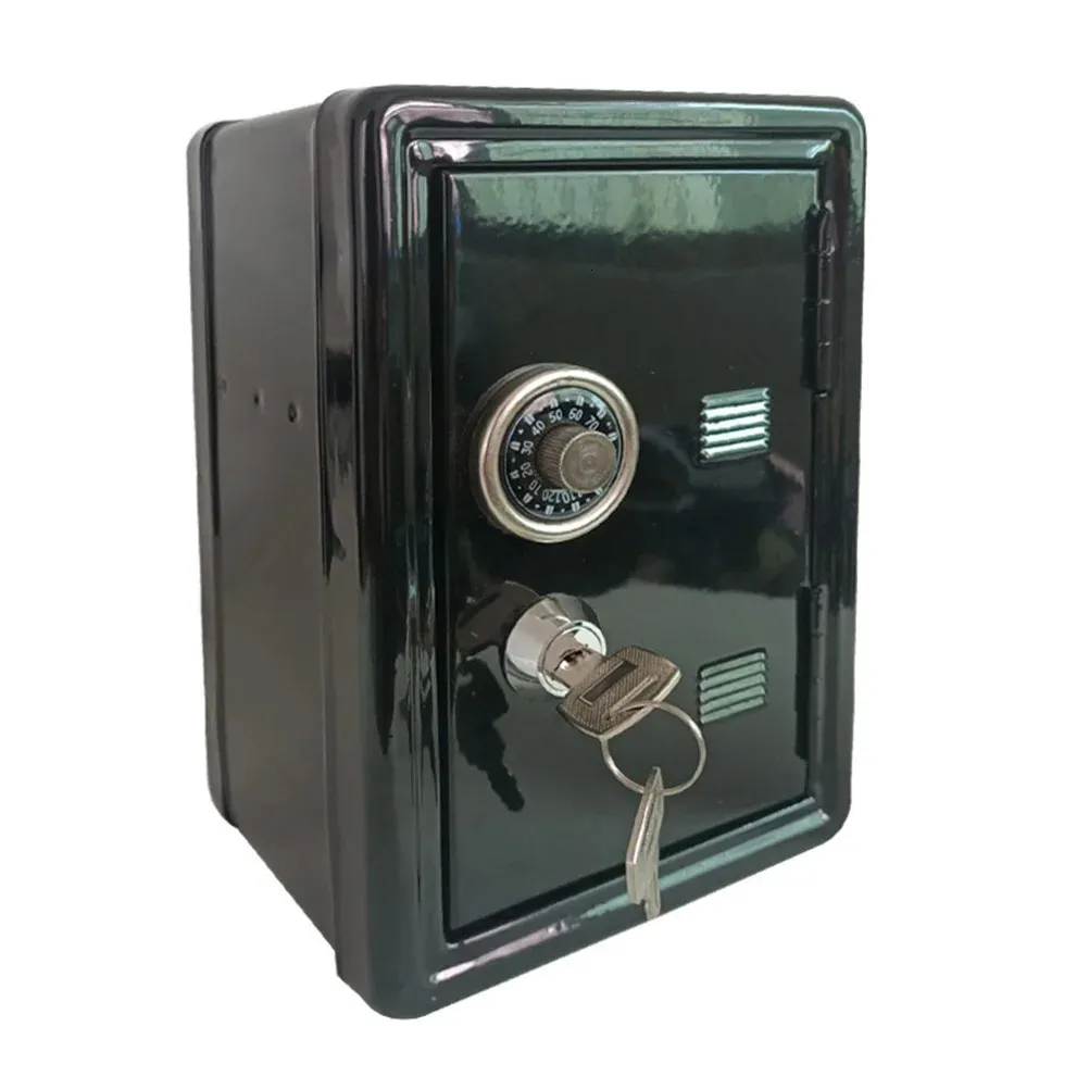Iron Mini Money Safe Box Small Cash Lock Box Creative Security Safe ...