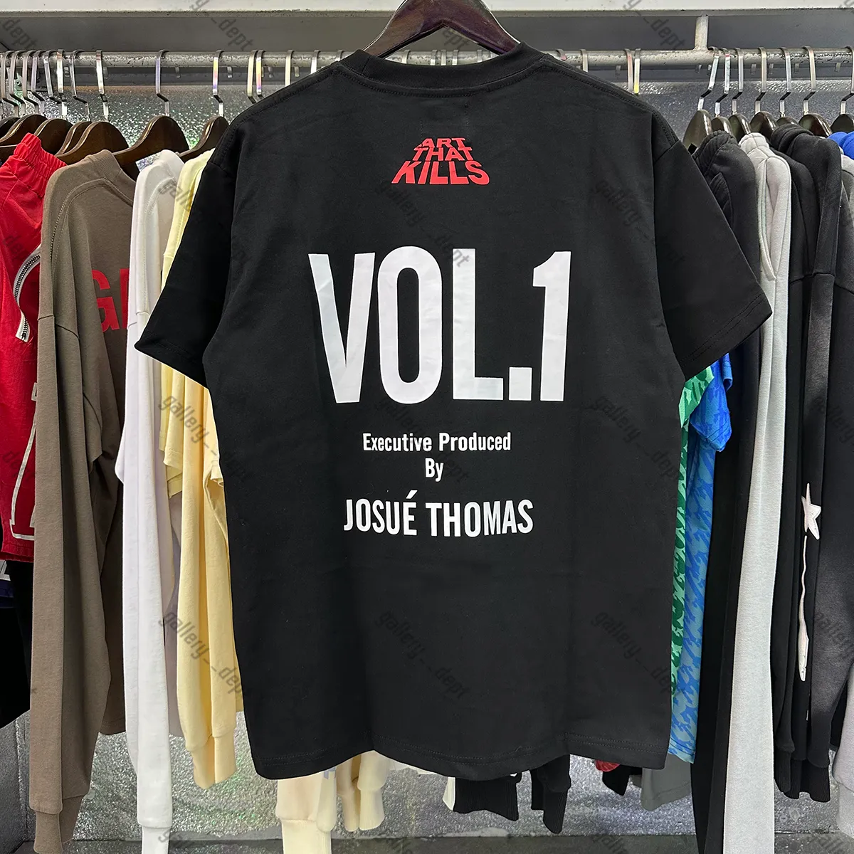 Wholesale Vintage Gallrey Tee Depts Washed ATK MisERY VOL.1 Letter ...