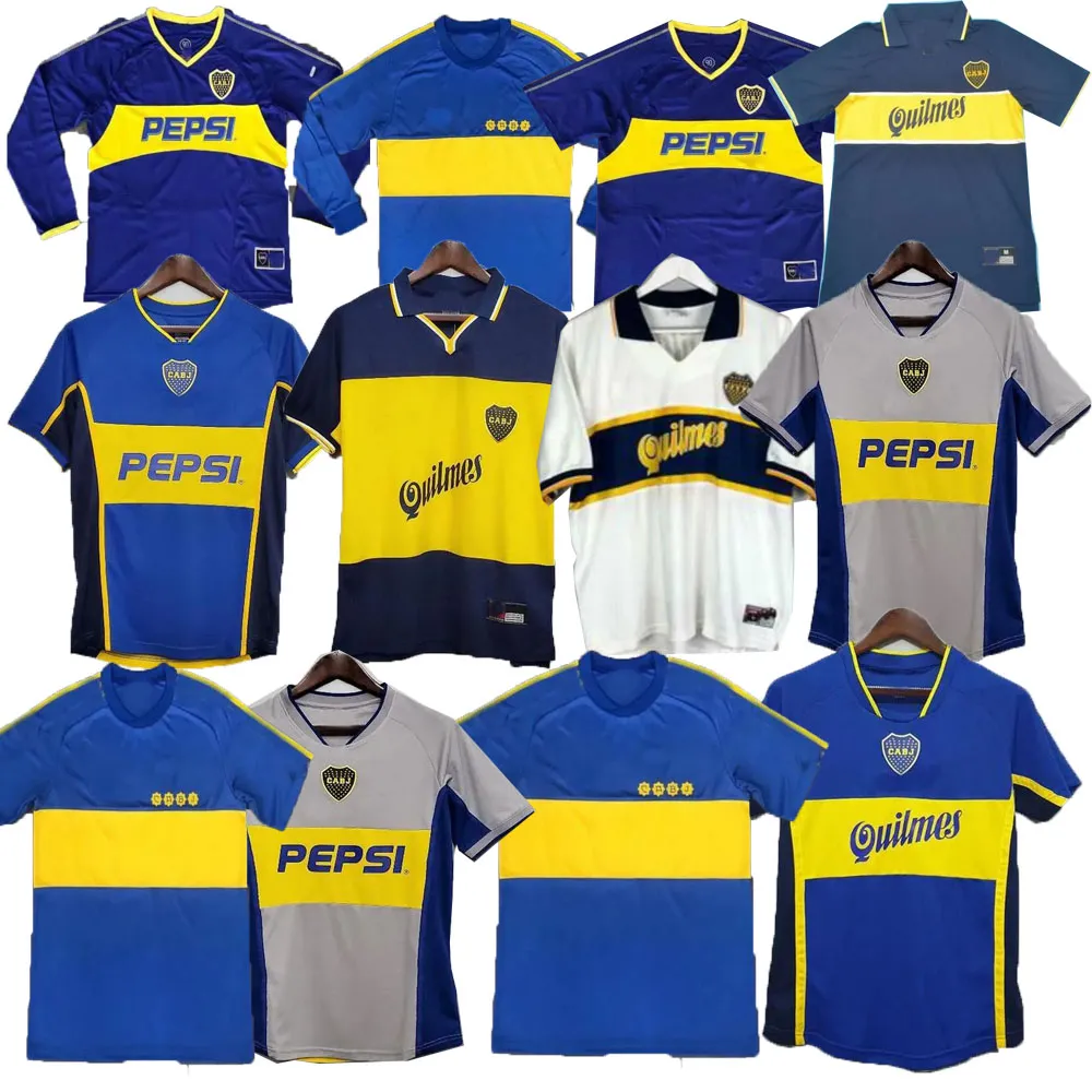 Boca Juniors Retro 84 95 96 97 98 99 Soccer Jersey... From Xiai168, $14 ...