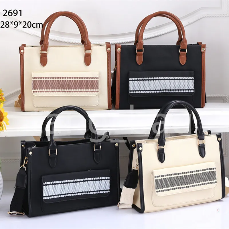 DHgate.com:2024Designer Nylon Tote Bag: Versatile Canvas Shoulder Bag ...