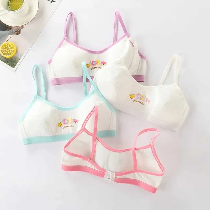 DHgate.com:Cotton Training Bras for Teen Girls, 4-Pack Breathable ...
