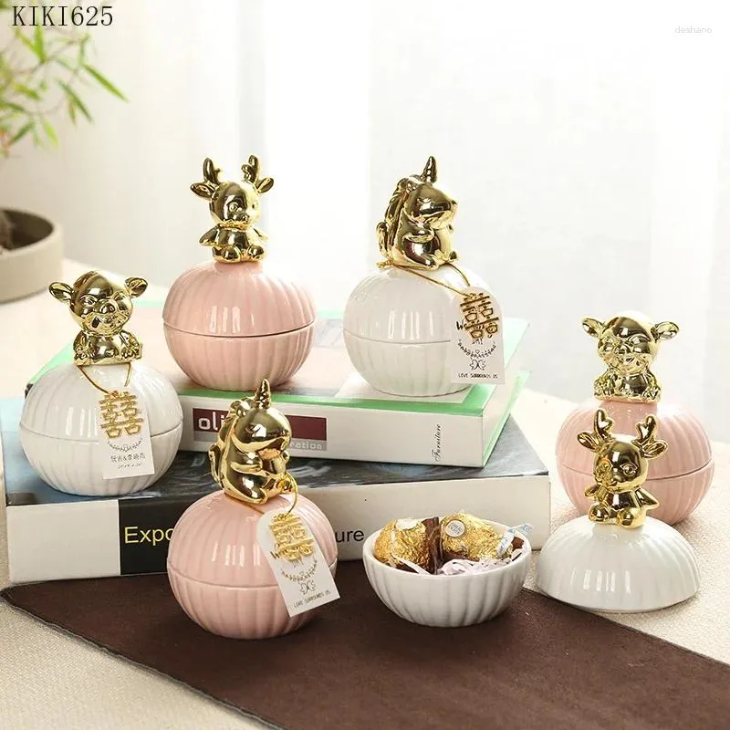 Ceramic Animal Candy Jars: Creative Small Decorative Jars for Jewelry ...