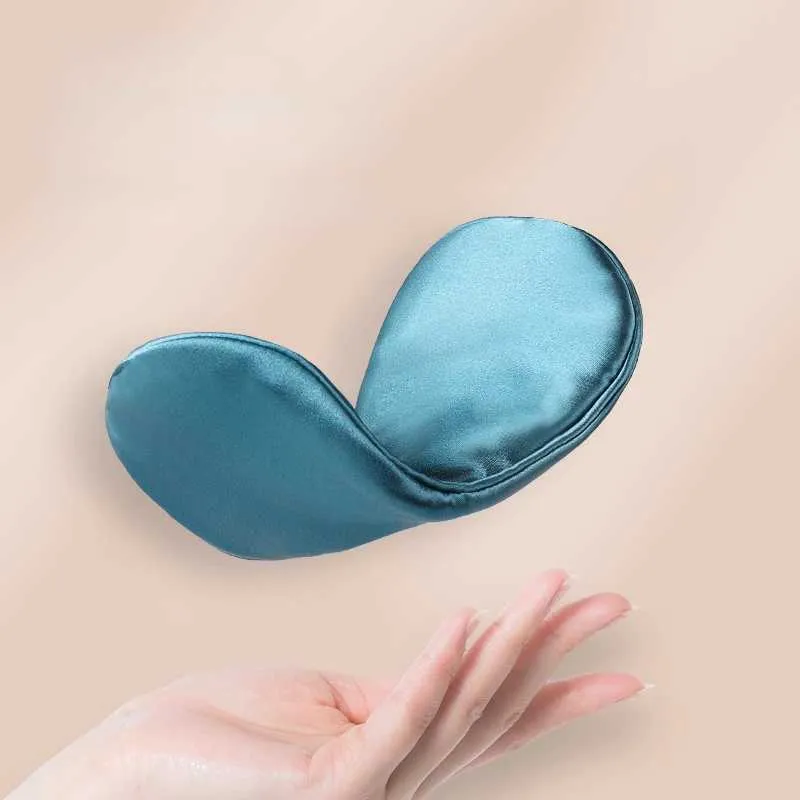 Sleep Masks Imitation Silk Sleeping Eye Mask Travel Rest Eye Mask Aid ...