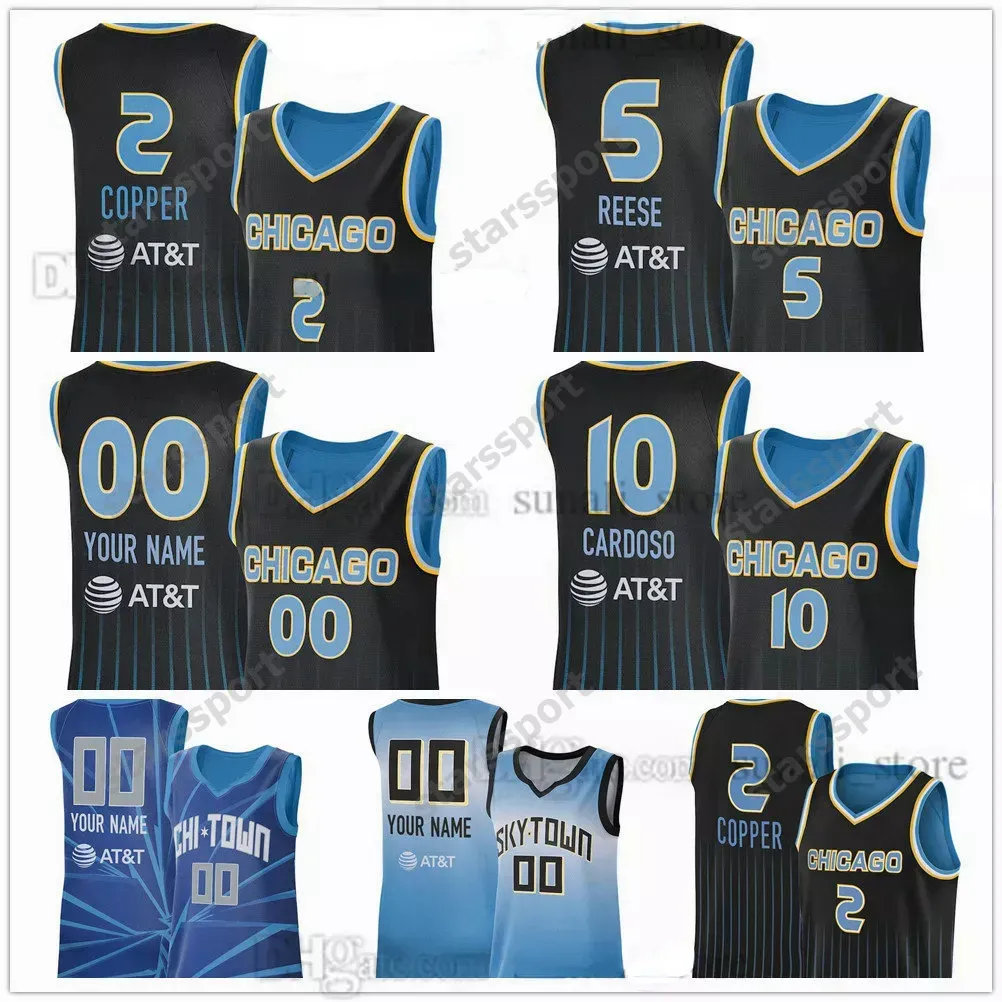 DHgate.com:2024 Sky Women Basketball Jerseys 5 Angel Reese 10 Kamilla ...