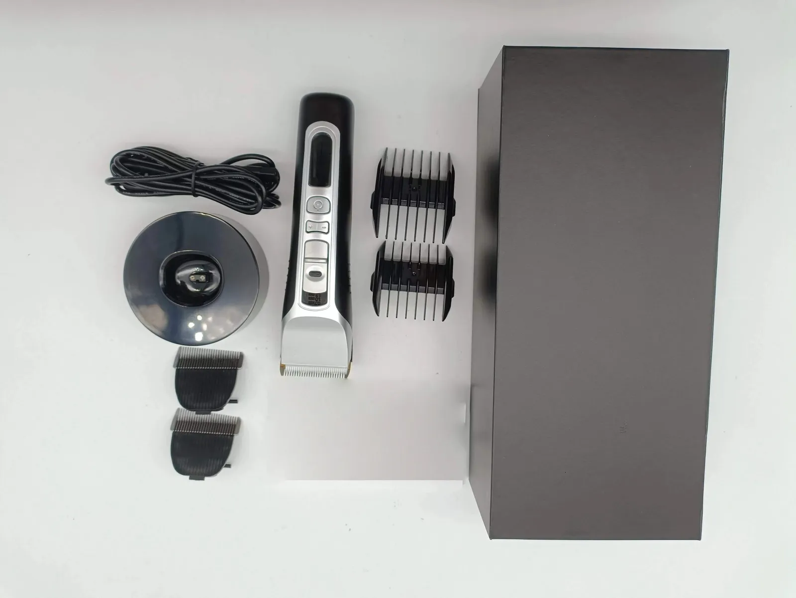 Unique LCD Hair Clipper USB Rechargeable Trimmer with Moving Blade for ...