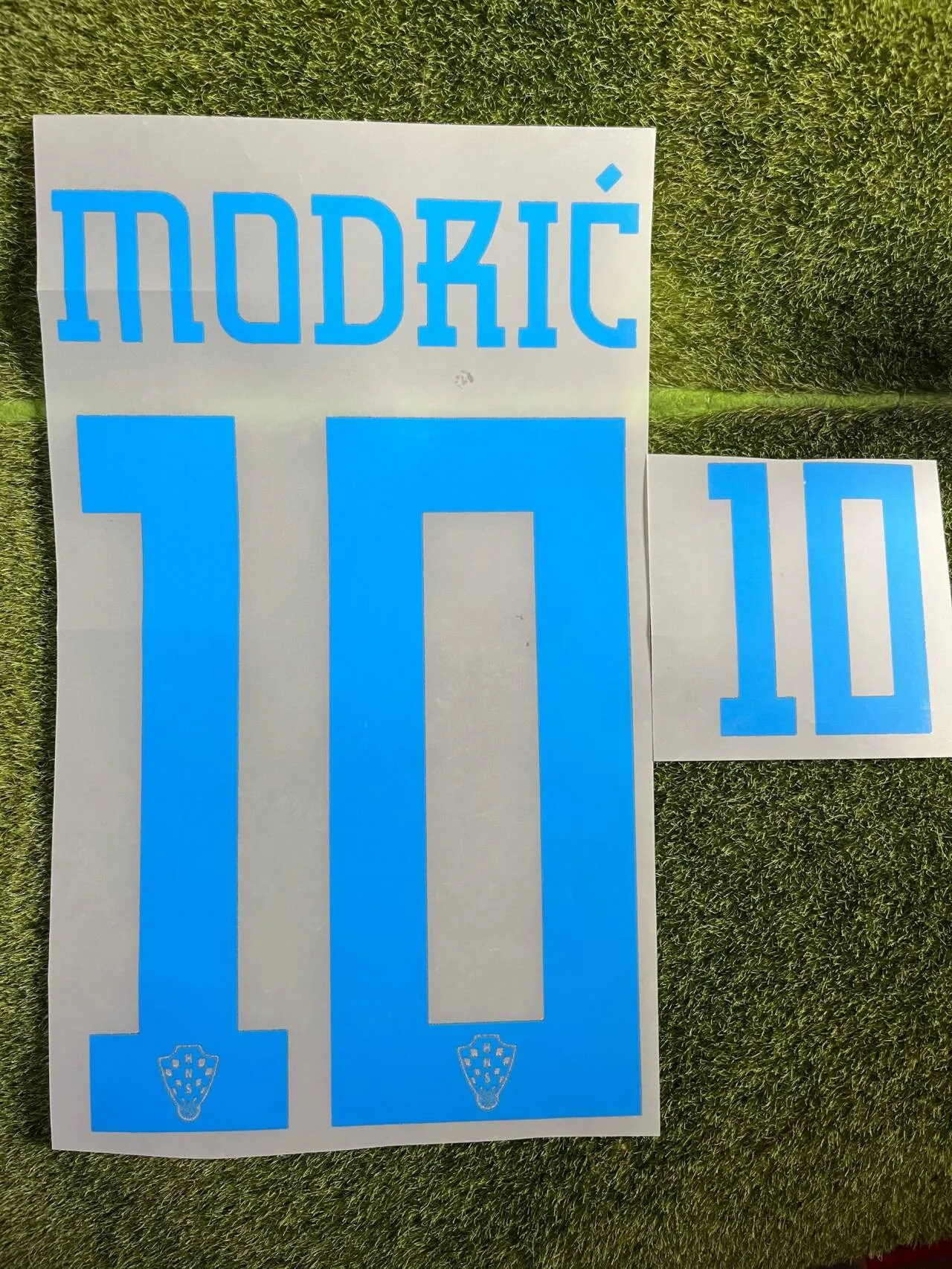 Croatia #10 MODRIC Iron-on Soccer Badge | Customizable Name and Number ...