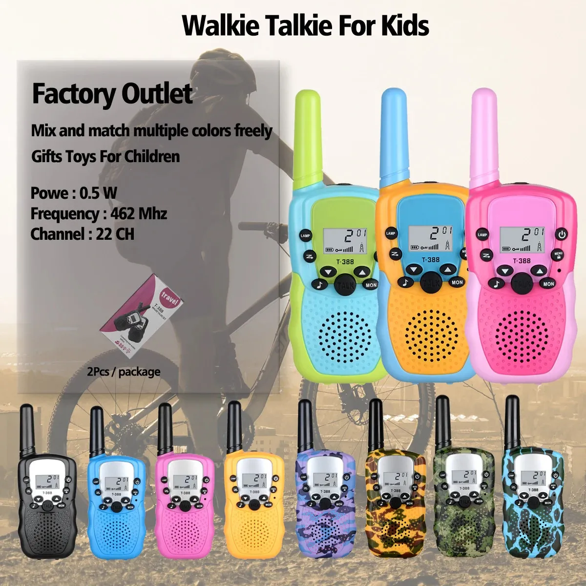 DHgate.com:Childrens Walkie Talkies: 2Pcs Mimi PC Toys, UHF ...