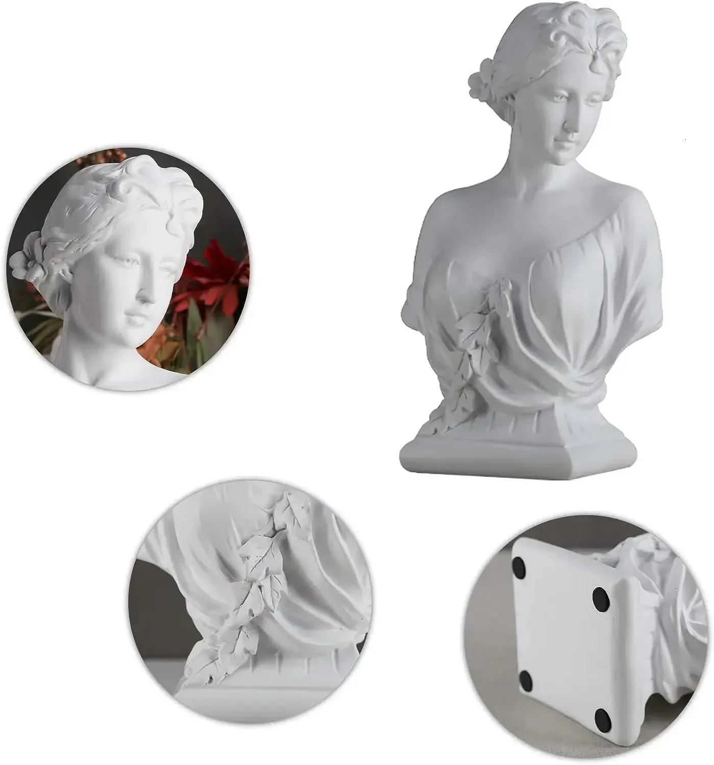 Greek Goddess Bust Statue: Aphrodite Antique Decoration - Large Classic ...