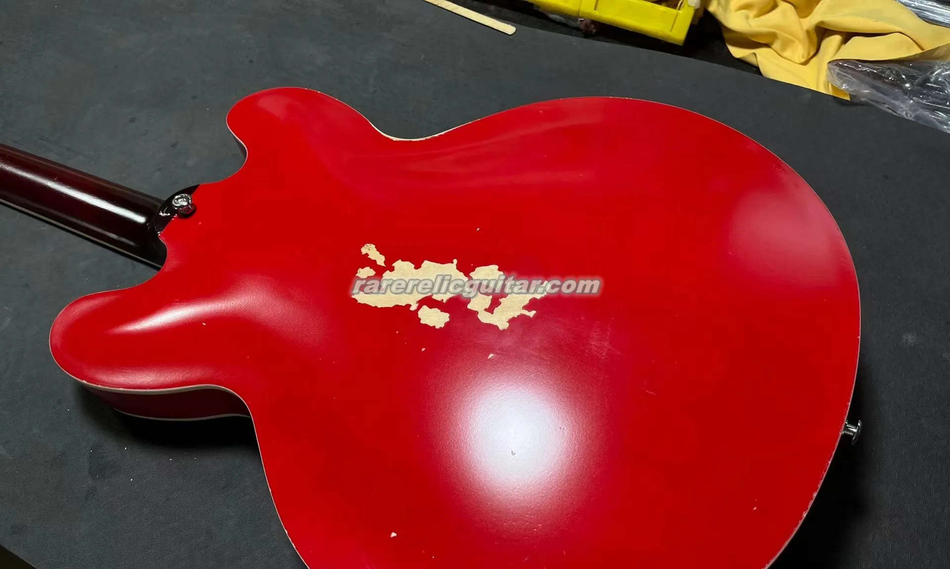 Light Relic Eric Clapton Crossroads Matte Red Nitro Finished Electric ...