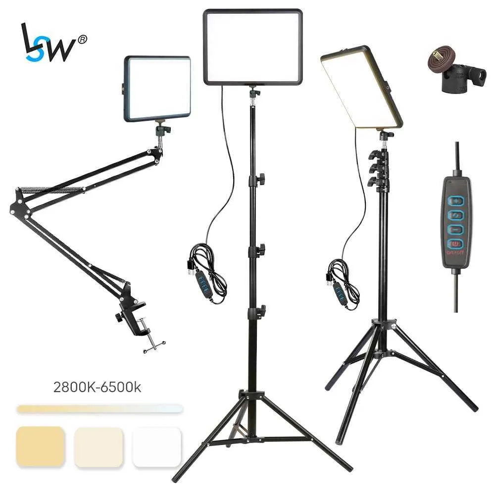 DHgate.com:2024 Dimmable LED Video Lighting Kit with Tripod for ...
