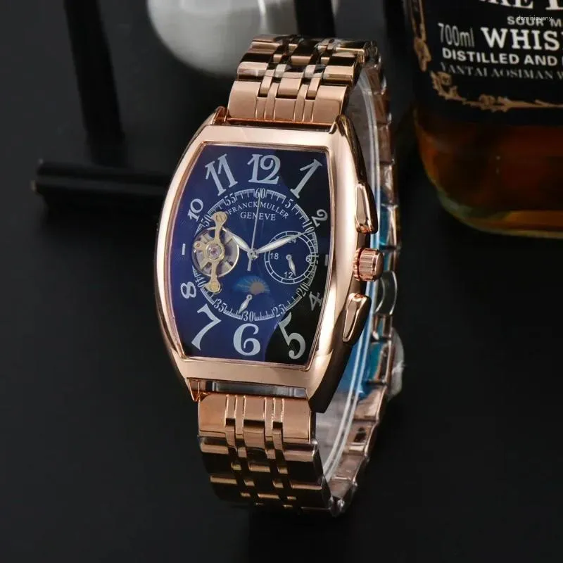 DHgate.com:Wristwatches Man Watch Tonneau Automatic With Waterproof ...