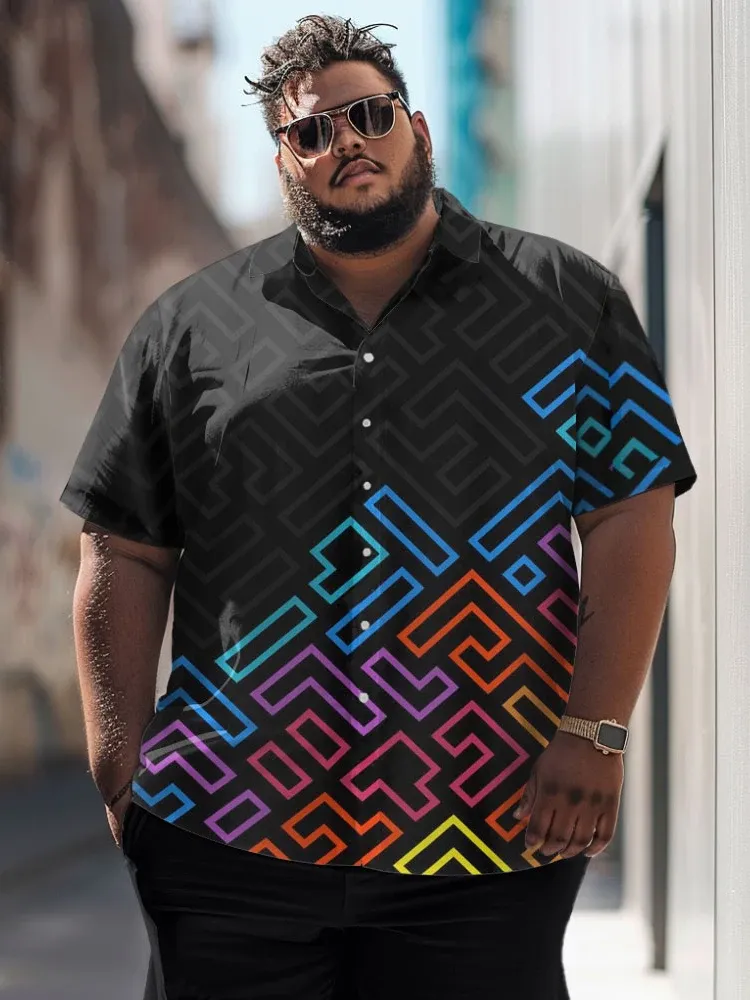 Mens Plus Size Retro Printed Short Sleeve T Shirt Music Mens Plus Size Retro Printed Short Sleeve T Shirt Music