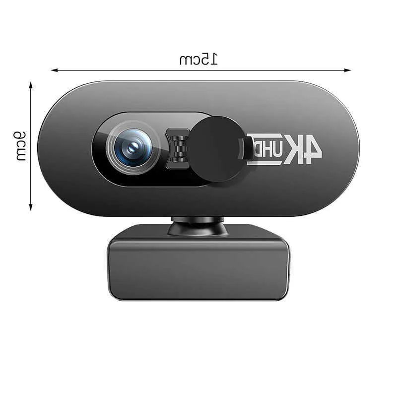 Webcams 4K Full HD Webcam For PC Web Camera New Mini Web Cam With ...