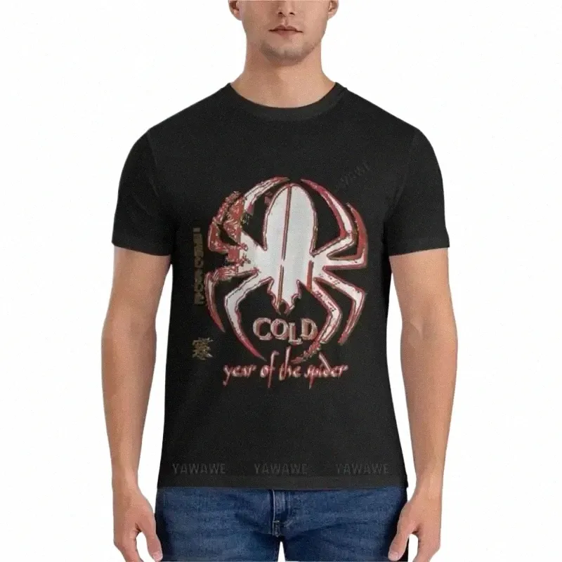 Cold Band Year Of The Spider Distred Artwork Graphic T Shirt Shirts ...