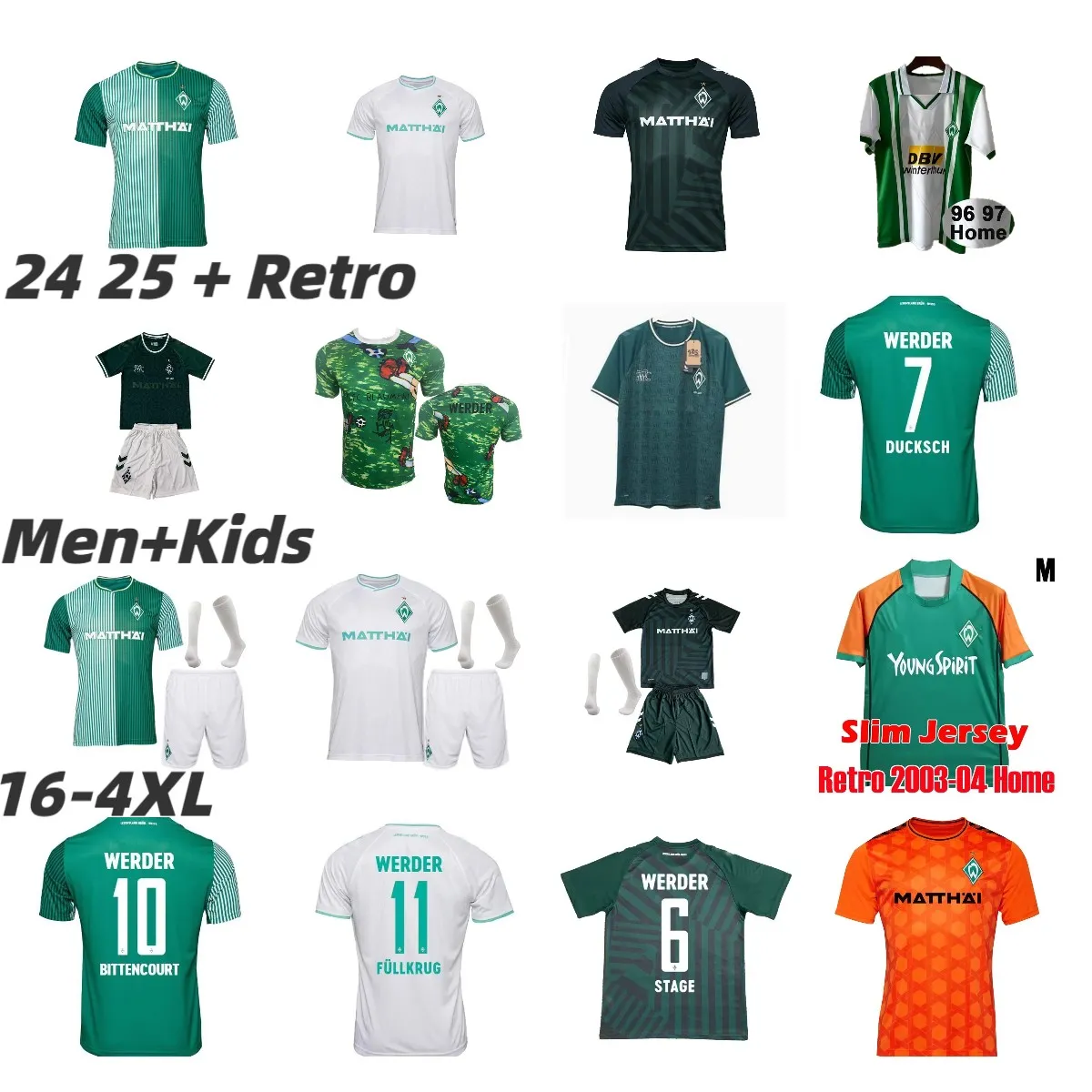 2024 2025 Werder Bremen 125 ° Jerseys De Fútbol Marvin Ducksch Leonardo ...