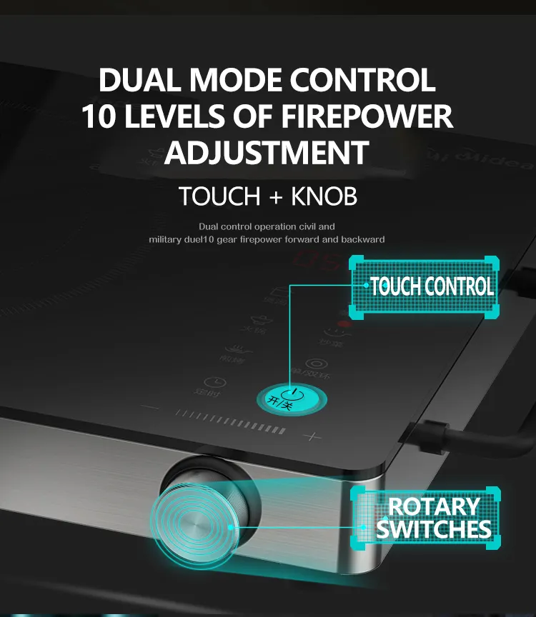 Single Burner Cooktop Gas & Electric Induction Cooker: Portable ...