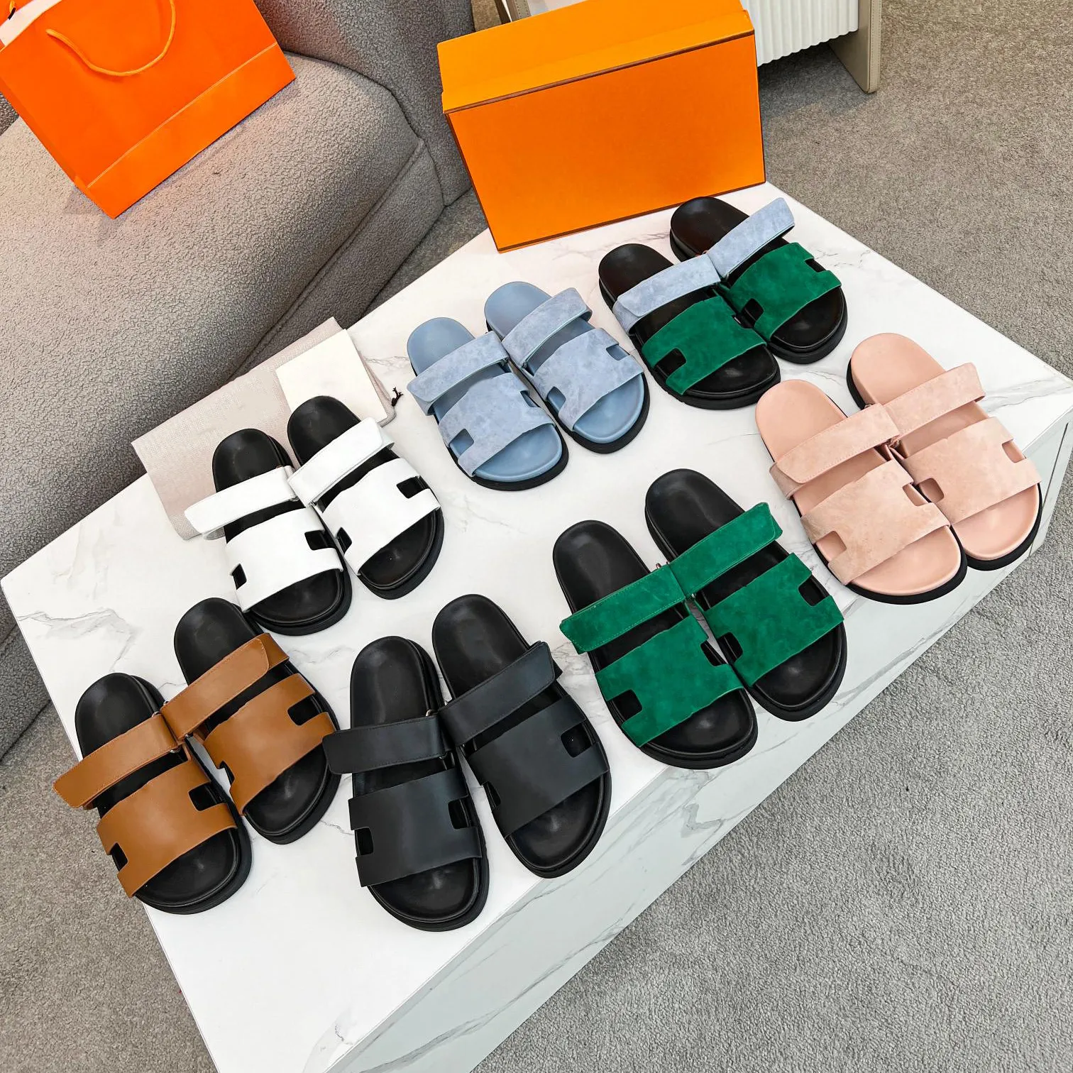 Chypre Slides New Designer Women Slippers Flat Slides Slippers Summer ...