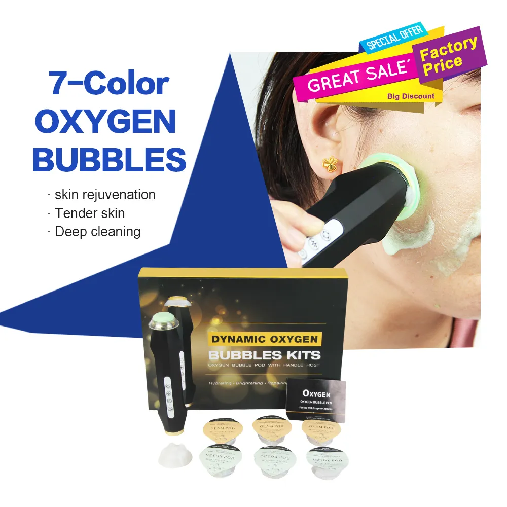 Oxygen Dome Facial Machine: Handheld Rechargeable CO2 Oxygen Bubble ...