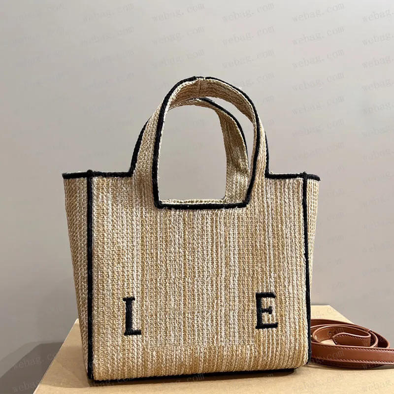 Designer Beach Tote Bags Large Capacity Woven Straw Handbag, High ...