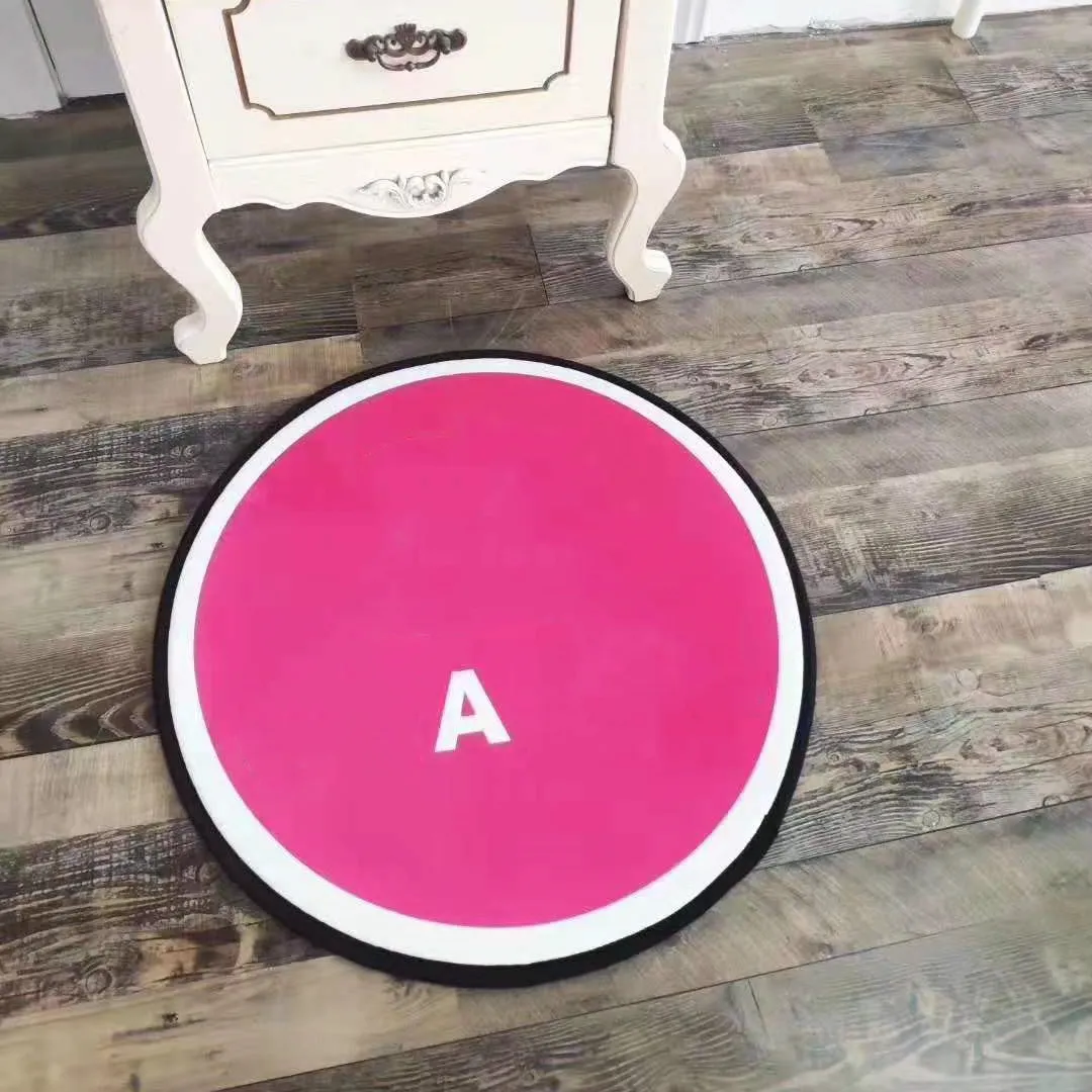 Designer Luxury Home Mat: Round, Non-Slip Carpet for Bedroom, Corridor ...