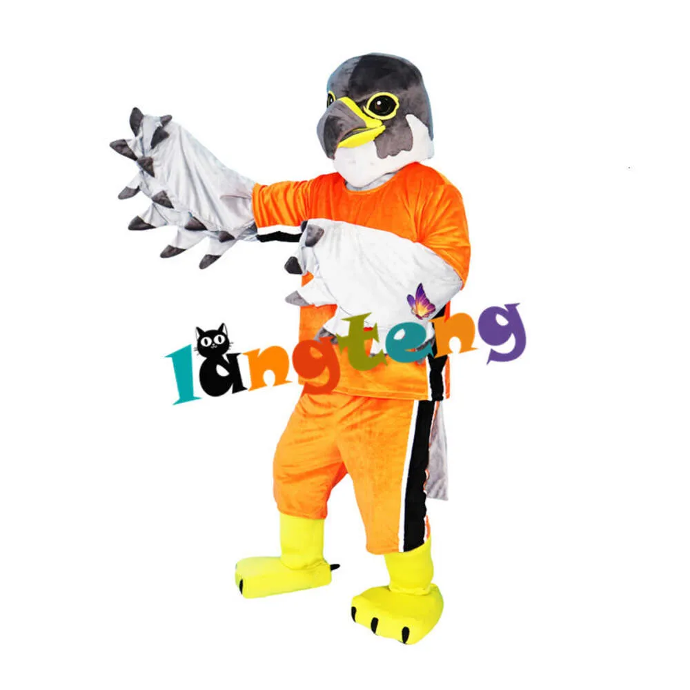 Gery Eagle Hawk Falcon Dog Mascot Outfit For Adult Christmas Parties ...