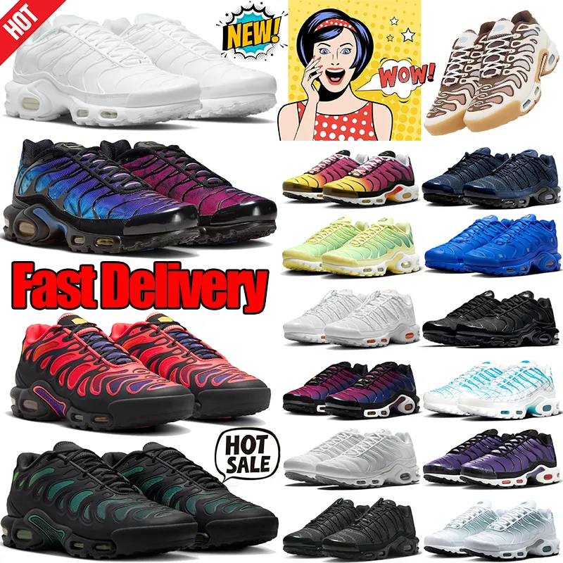 TN3 Running Shoes For Men And Women Triple Black, White, Pink, And ...