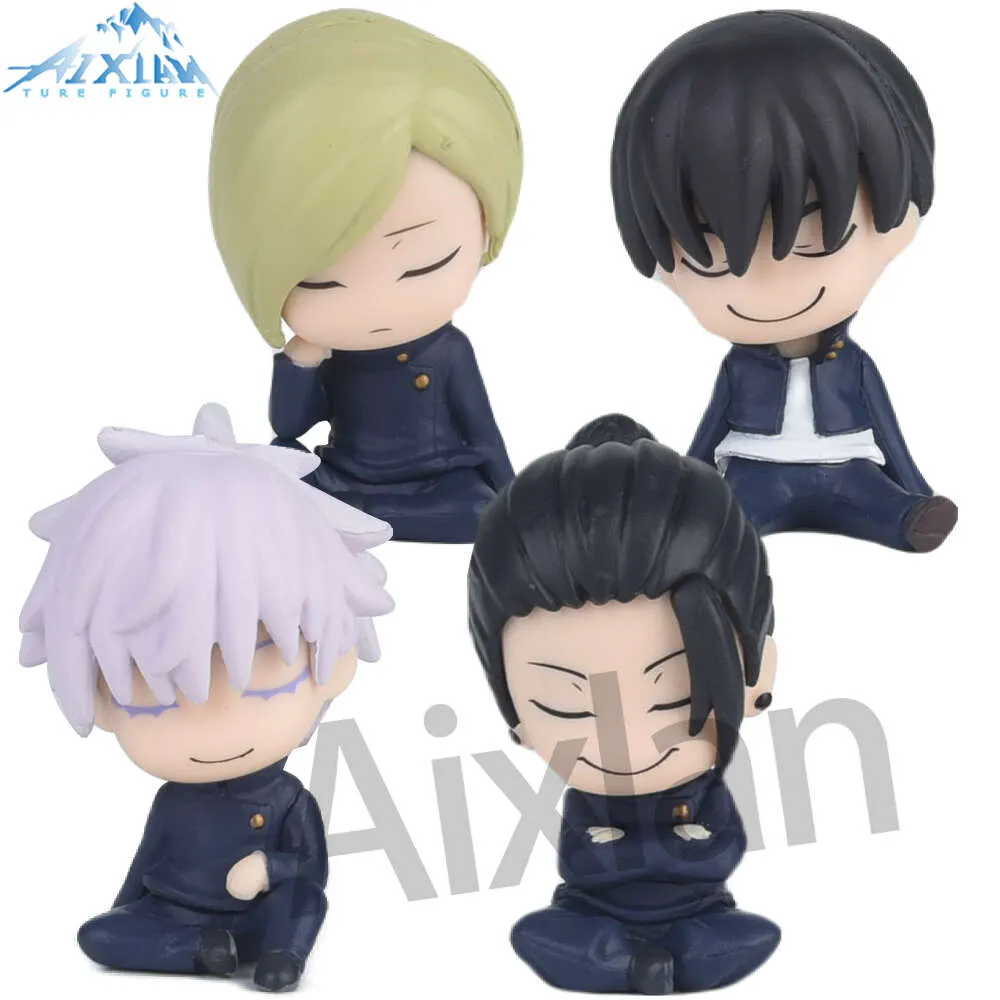 Anime PVC Figure Set, Four Collectible Action Figures, Dynamic Pose ...