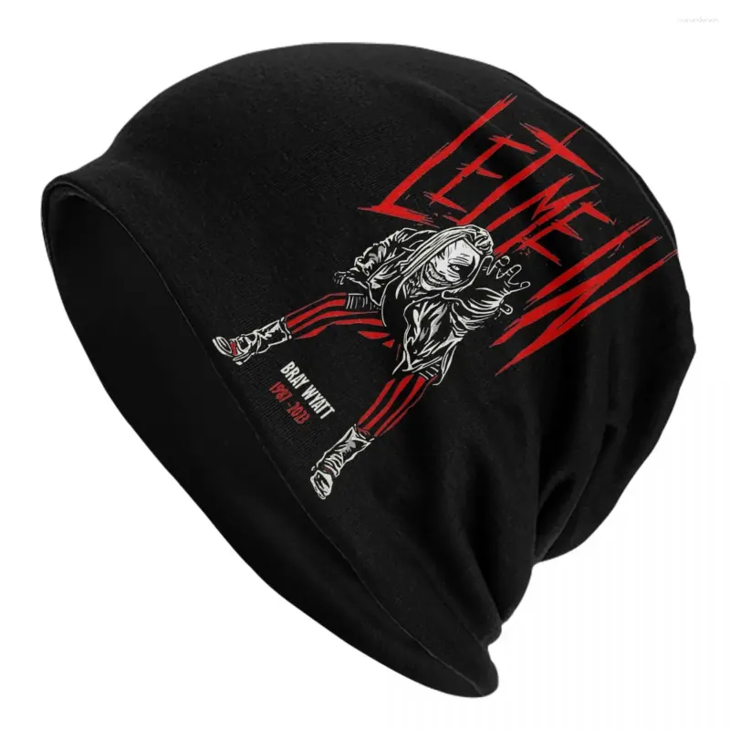 DHgate.com:Bray Wyatt Fiend Inspired Beret Outdoor Skull Beanie Hat ...