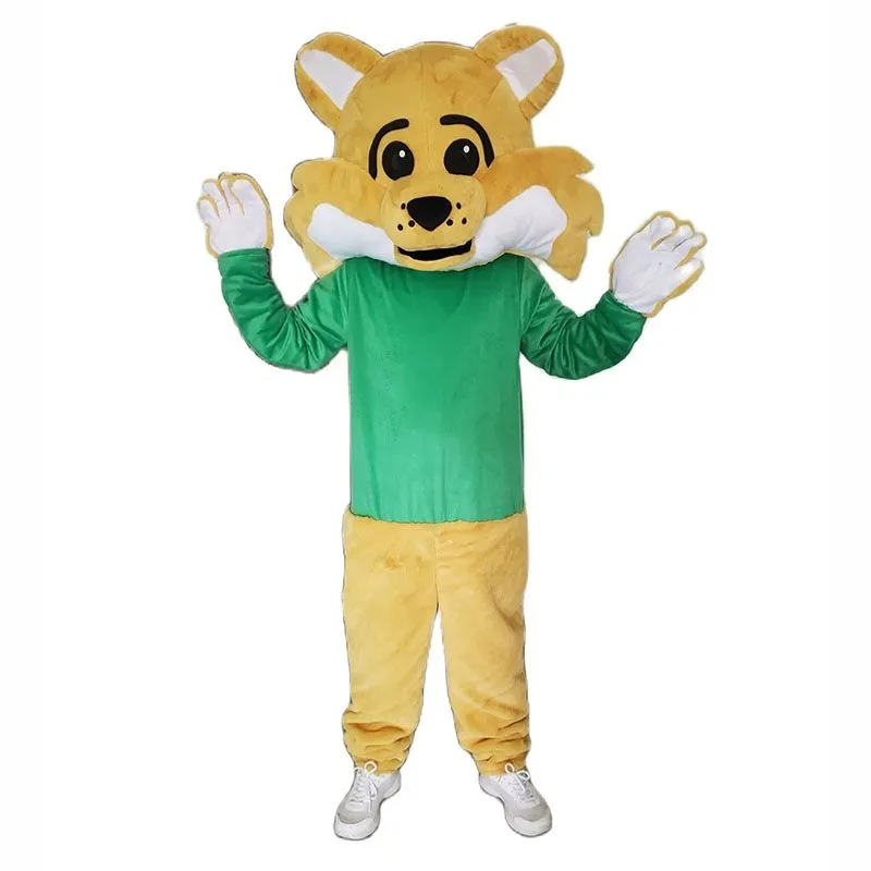 2025 Wolf Fox Wildcat Mascot Suit For Outdoor Advertising, Halloween ...