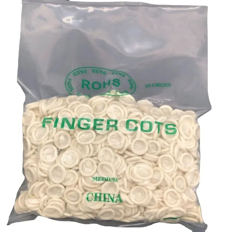 Reusable Finger Cots - 100g Natural Rubber Finger Protectors, Non-Slip ...