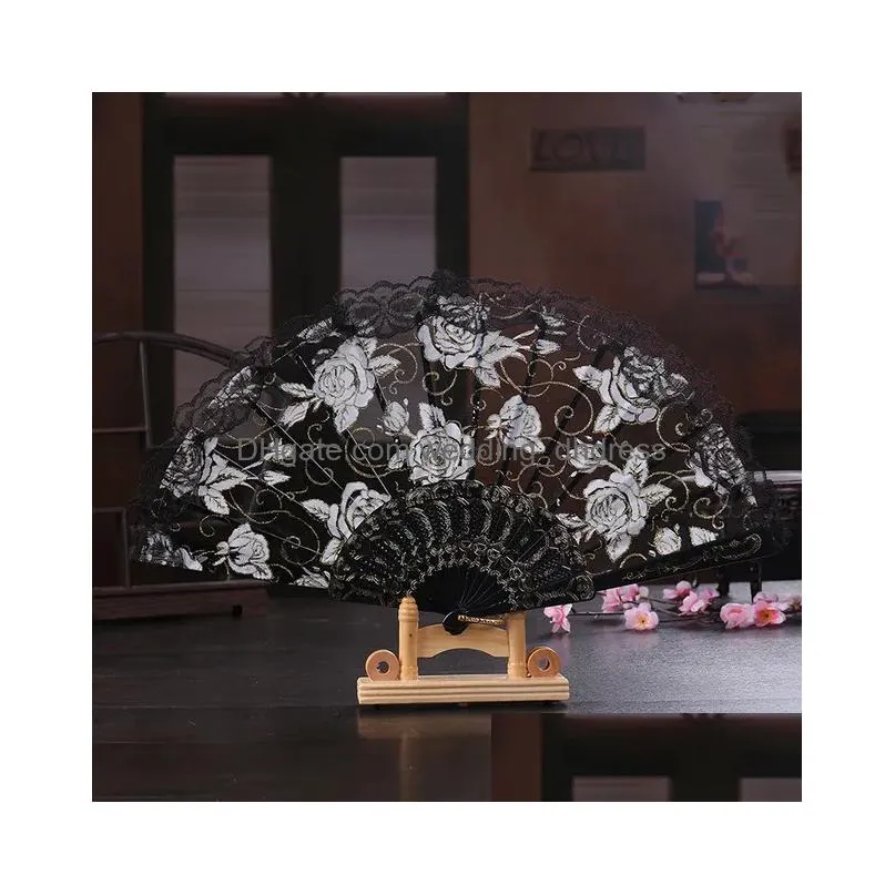 DHgate.com:10-Color Vintage Bamboo Fans with Plastic Fan Bone: Elegant ...