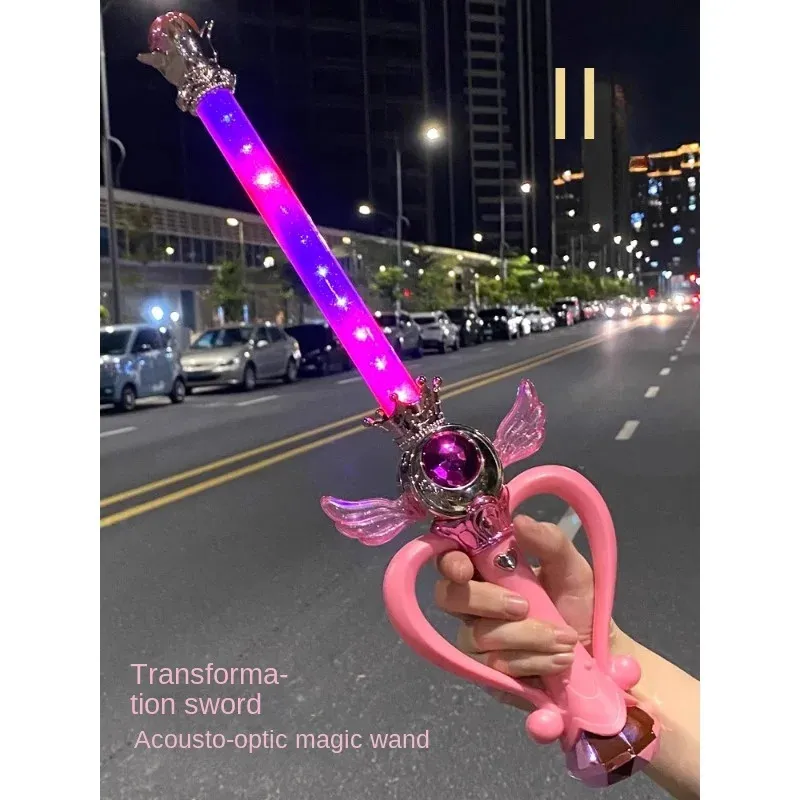 DHgate.com:Magical Pink Heart Illuminating Fairy Wand Sword Toy ...