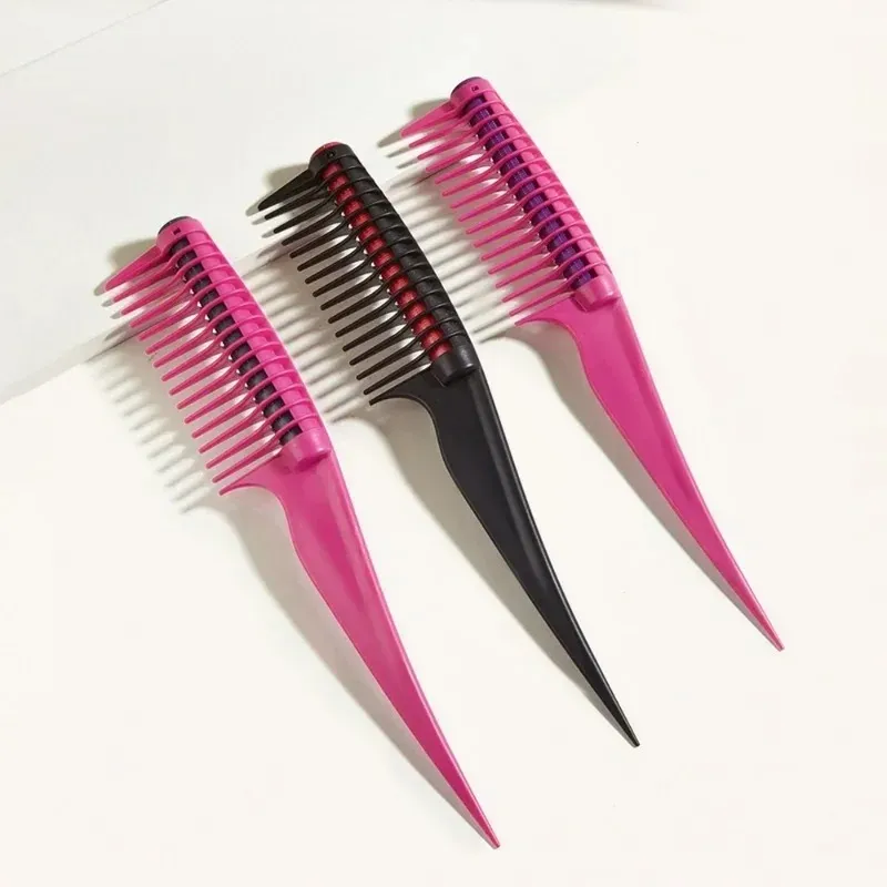 Colorful Hair Styling Set: Dye Tool, Removable Rollers & Wide Tooth ...