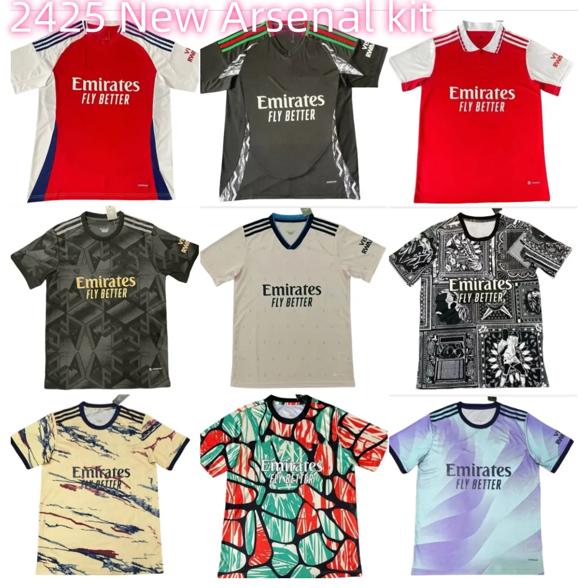 2023 Gunners Full Soccer Kit Featuring G. Jesus, HAVERTZ, ARsen THOMAS ...