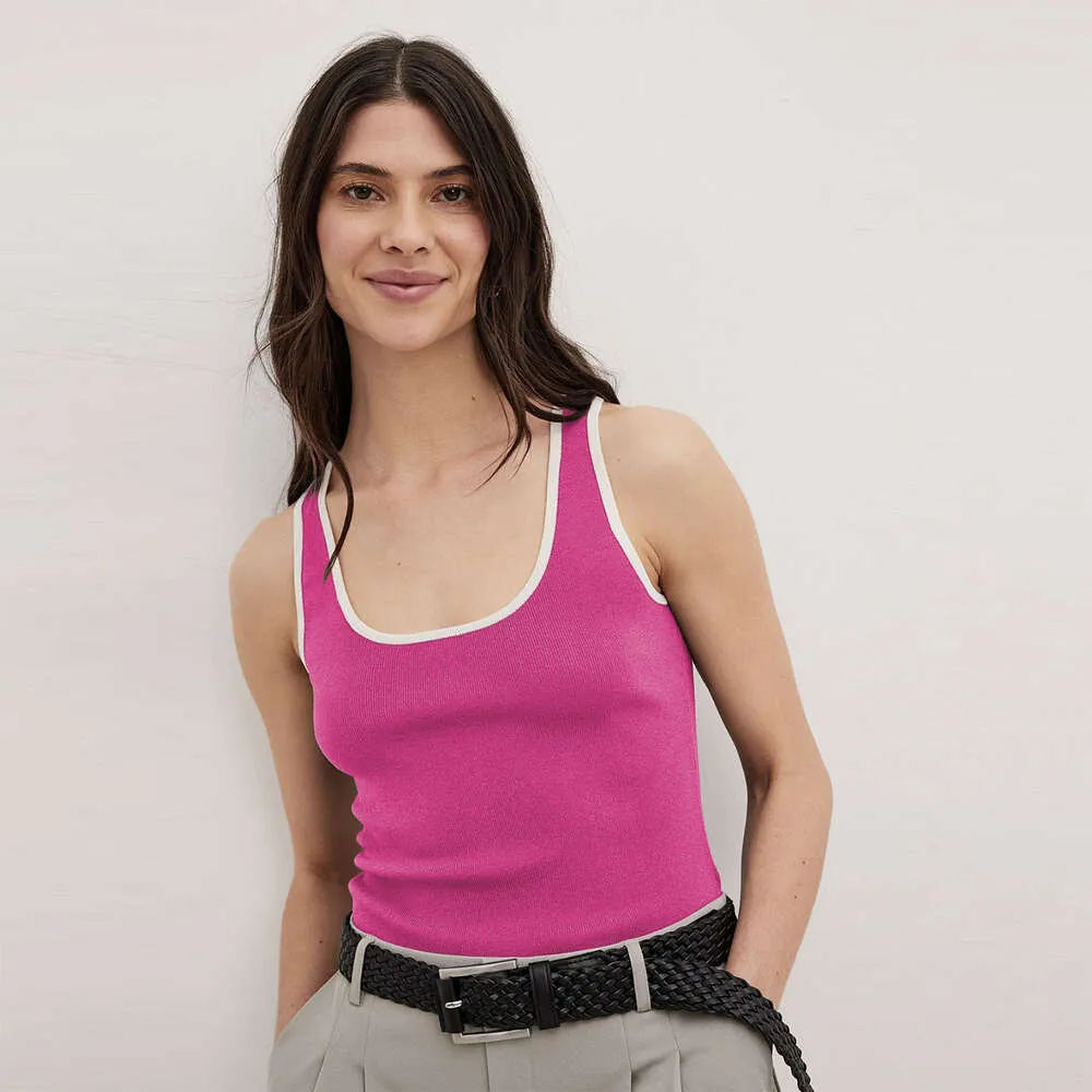 Cute Colorblock Tank Top: Reversible 2-in-1 Design, Perfect for Summer ...