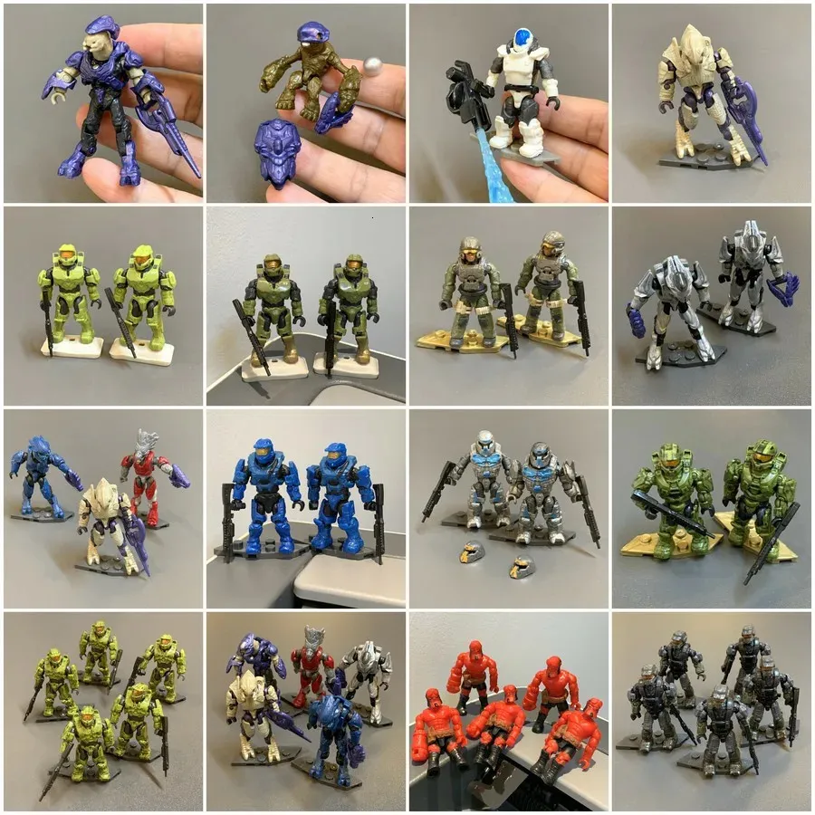DHgate.com:Mega Bloks UNSC Marine Recon Getaway Micro Figures with ...