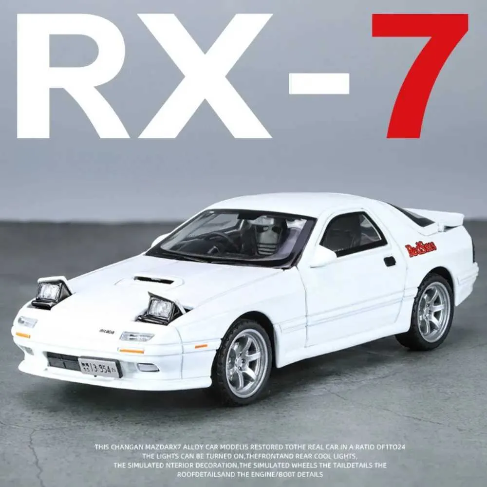 Diecast Model Cars 1/32 Scale MAZDA RX7 Alloy Toys Model Car Diecasts ...