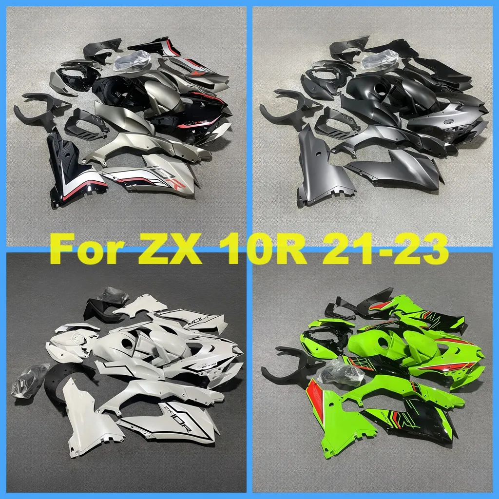 Complete ABS Plastic Fairing Kit For Kawasaki ZX10R 2021 2022 ...